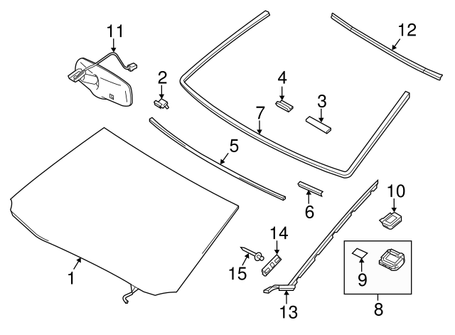 2013-2020 Lexus Lower Seal 56119-30020 | OEM Parts Online