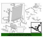 2015-2016 GM Thermostat Bypass Hose 12698362 GM | GMPartsDirect.com