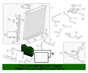 2015-2016 GM Front Bumper Shutter 23347863 GM | GMPartsDirect.com