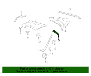 221-692-08-22-8K67 - Seat Belt Guide 2007-2013 Mercedes-Benz | Mercedes ...