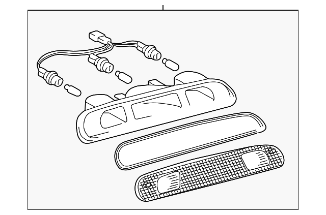 2000-2006 Toyota Tundra Center High Mount Stop Light 81570-0C010 ...