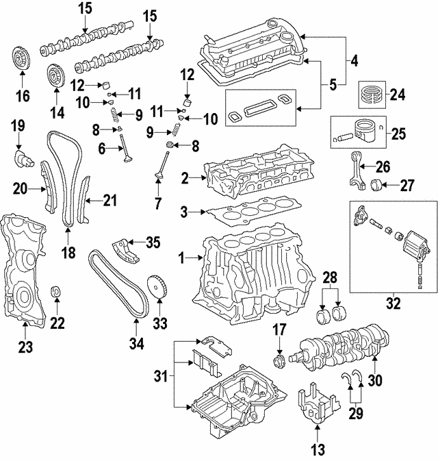 Ford BB3Z-6A311-A - Balance Shaft Assembly - 2009-2019 Ford | OEM Ford Part