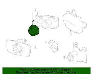 89305-52010 - Park Sensor Seal 2021-2022 Toyota | Longo Toyota Parts