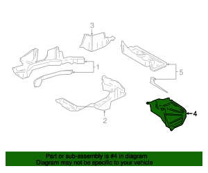 2017-2022 Toyota Prius Prime Under Cover 58399-47040 | Toyota Parts Center