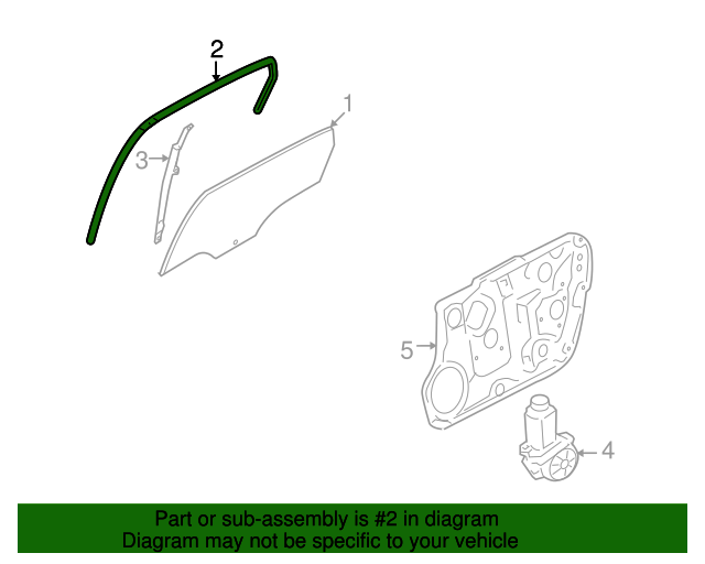 2006-2011 Hyundai Azera Upper Channel 83530-3L000 | OEM Parts Online