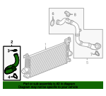 2011-2016 Chevrolet Intercooler Inlet Air Hose 13419572 GM ...