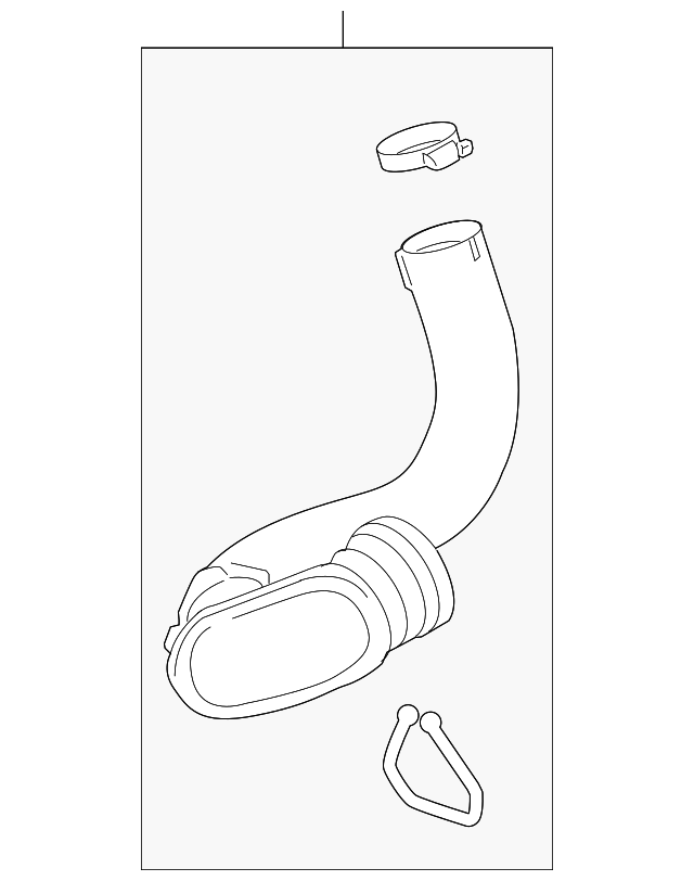 2011-2016 Chevrolet Intercooler Inlet Air Hose 13419572 GM ...