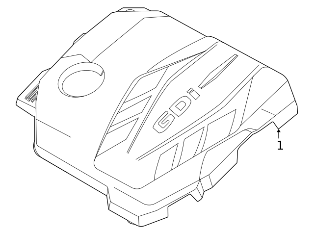 2021-2023 Kia Engine Cover 29240-2S050 | TascaParts.com