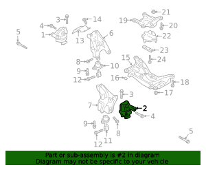 2018-2024 Audi Engine Mount 4M0-199-371-GH | AutoNation Parts