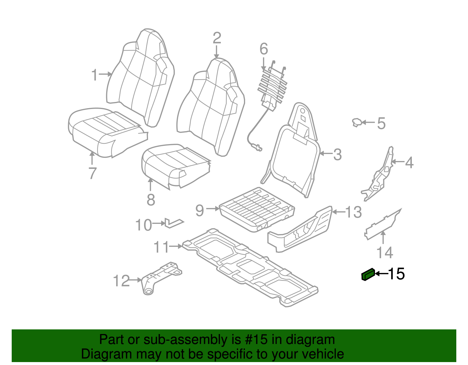 2008-2010 Ford 2008-2010 Ford F250 F350 F450 Front Rear Seat Back ...