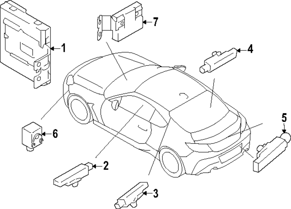 SU003-10027 - 2022-2024 Toyota GR86 - Ignition Immobilizer Module ...