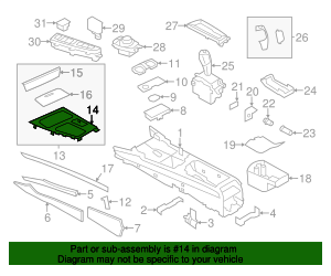 51-16-9-251-233 - Console Trim Panel 2013-2015 BMW | AutoNationParts.com