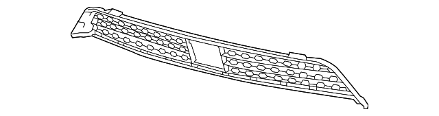 68143462AC - Lower Grille - 2014-2015 Jeep Grand Cherokee | Mopar Parts ...