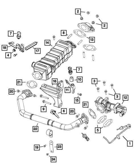 EGR System for 2020 Ram 3500 | Mopar eStore