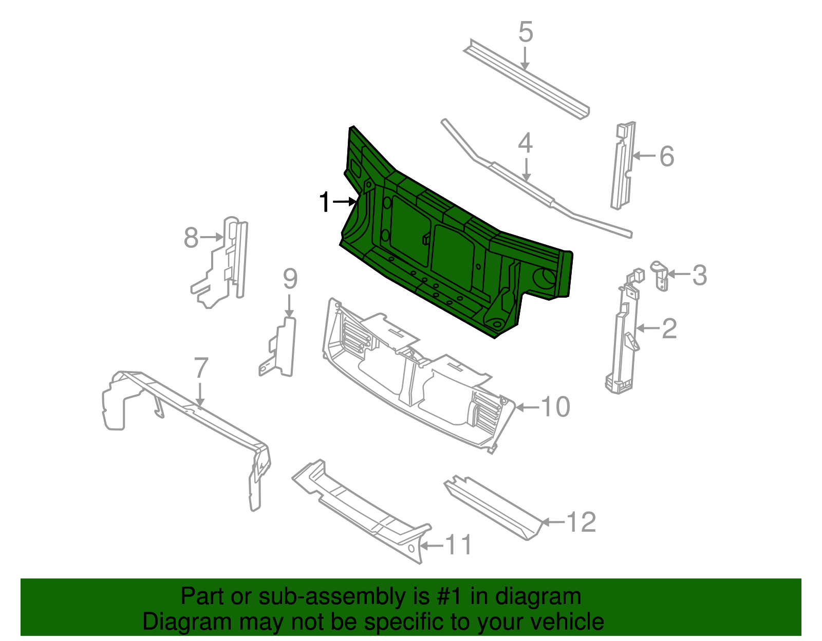 2006-2010 Ford Radiator Support 6L2Z-16138-A | Retail Performance Auto ...