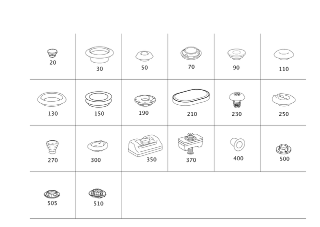 000-998-44-01 - Snap-In Grommet 1954-2025 Mercedes-Benz | Mercedes-Benz ...