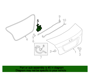 57530AL00A - Lock Assembly 2015-2023 Subaru | Subaru Parts Quick