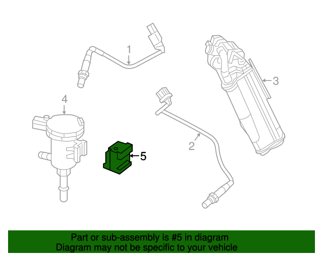 166-476-06-36 - Purge Valve Bracket 2015-2020 Mercedes-Benz | Mercedes ...