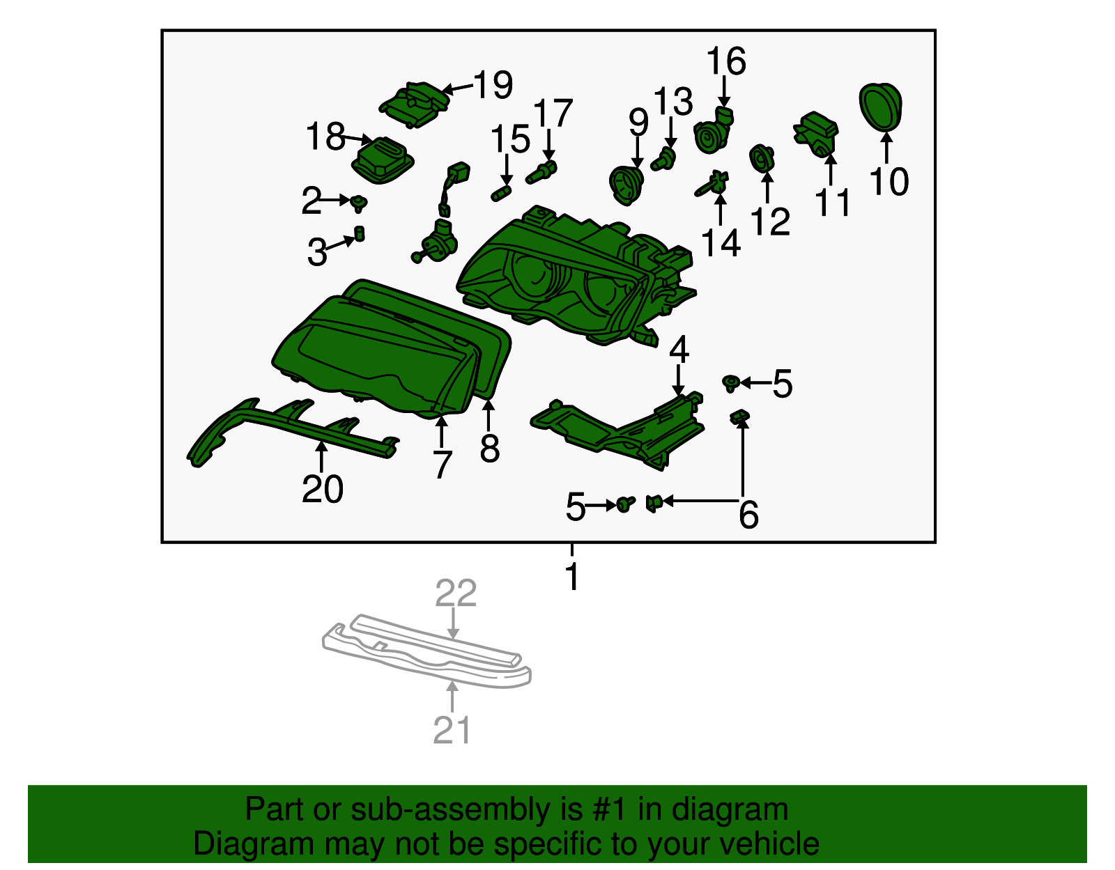 63-12-6-904-297 - Headlamp Assembly - 2000-2001 BMW | BMW Parts Exchange