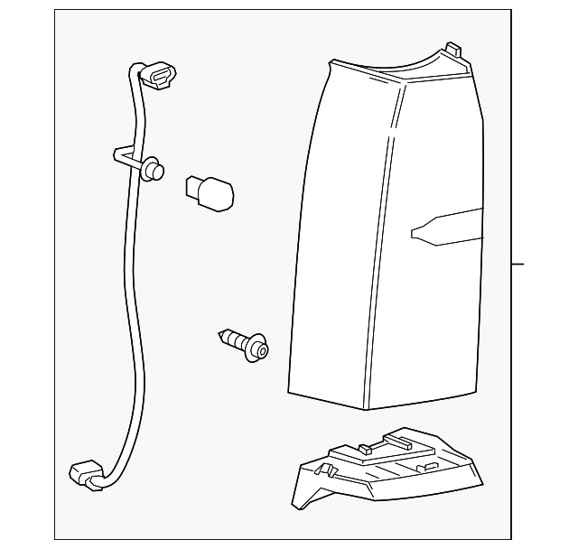 2015-2020 GMC Lamp - Passenger Side (RH) 84536243 | TascaParts.com