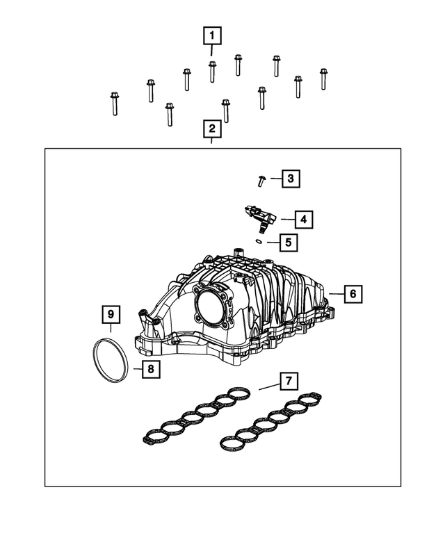 2014-2019 Mopar Engine Intake Manifold Kit 68492577AA | Mopar eStore