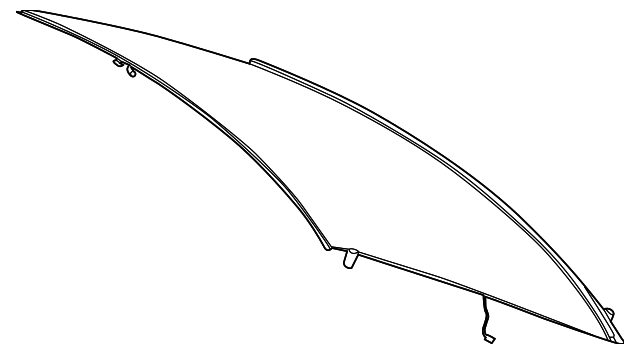 2010-2016 Mercedes-Benz Back Glass 212-670-02-00 | MB OEM Parts