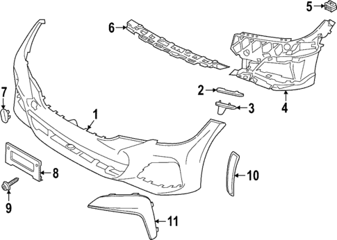 Bumper & Components - Front for 2022 BMW 330i | BMWPartsDirect.com