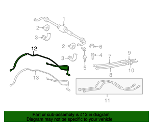37106769838 - 2004-2010 BMW Pressure Tube (37-10-6-769-838) | BMW of ...