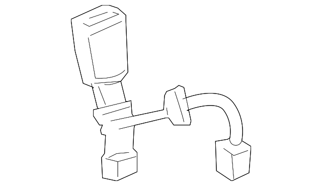 2014-2019 Toyota Corolla Buckle 73230-02770-C0 | Toyota Parts Center