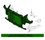 51-64-9-802-008 - Radiator Support | BMWPartsHub