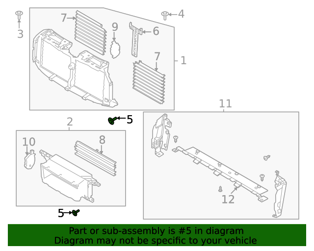 W716714-S442 - Trim Support Retainer Screw (SOLD AS APACKAGE OF 4 ...