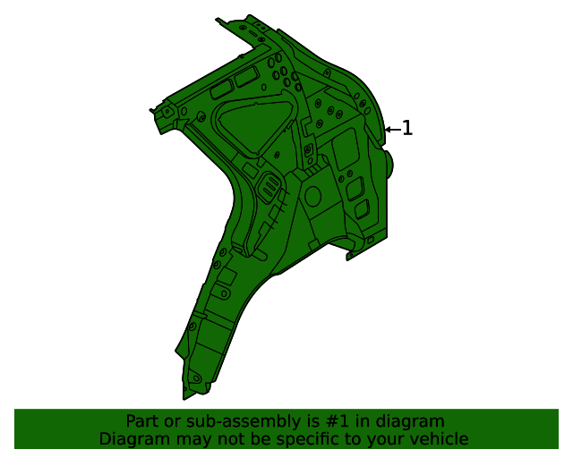 71602-CW020 - Inner Quarter Panel 2022-2024 Hyundai Tucson | AutoNation ...