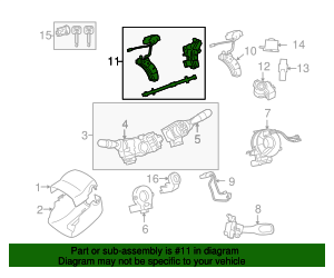 2009-2011 Toyota Tacoma Switch Assembly 84250-04010-B0 | OEMPartsQuick.com