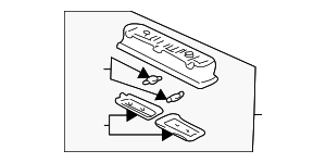34403-S5A-013ZC - Base *NH293L* (Seagull Gray) - 2002-2005 Honda Civic ...