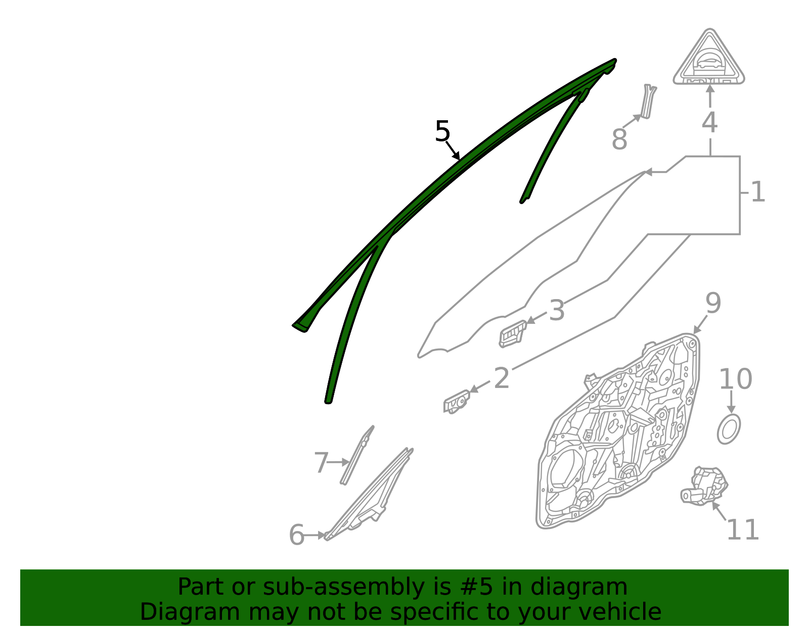 2021-2025 Genesis GV80 Run Channel 82530-T6000 | OEM Parts Online