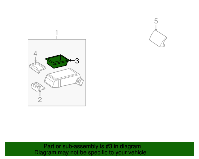 221-846-01-69 - Tray 2007-2013 Mercedes-Benz | Mercedes-Benz USA Parts