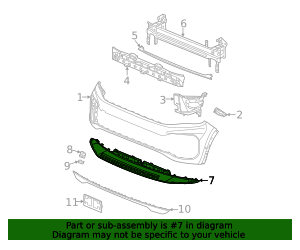 2020-2023 Volkswagen Lower Cover 3CN-805-915-A-9B9 | Xtreme VW Parts