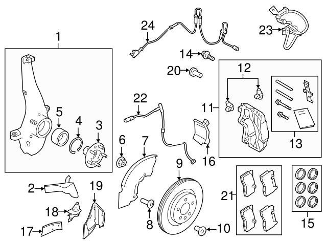 Caliper - Brake LR139243 | OEM Parts Online