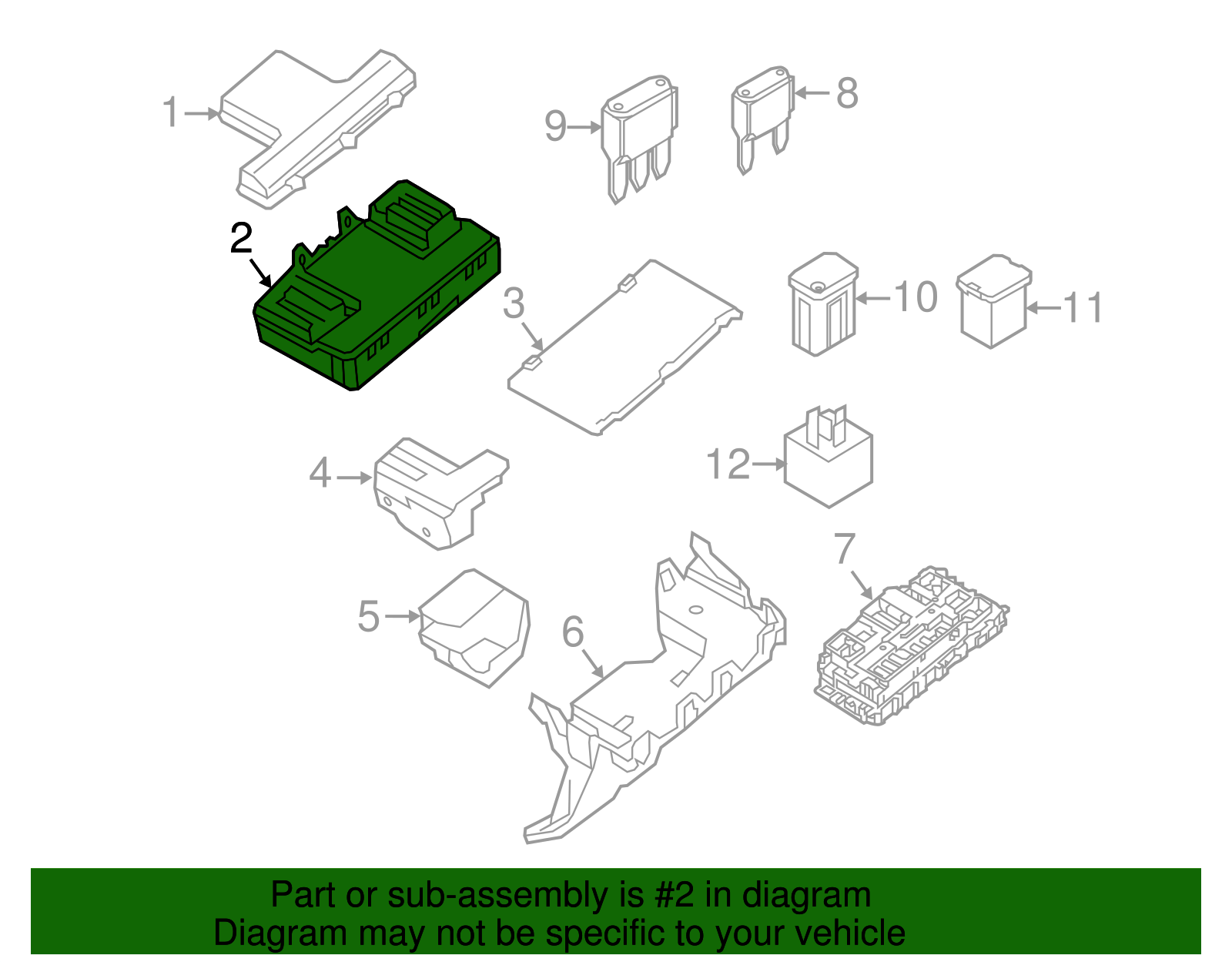 G2GZ-14A068-J - Junction Block 2015-2018 Ford | Big 3 Auto Parts