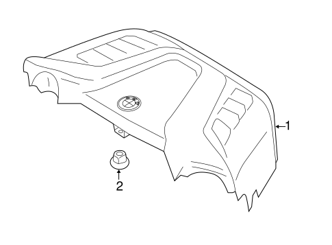 Engine Appearance Cover for 2017 BMW X5 | getBMWparts