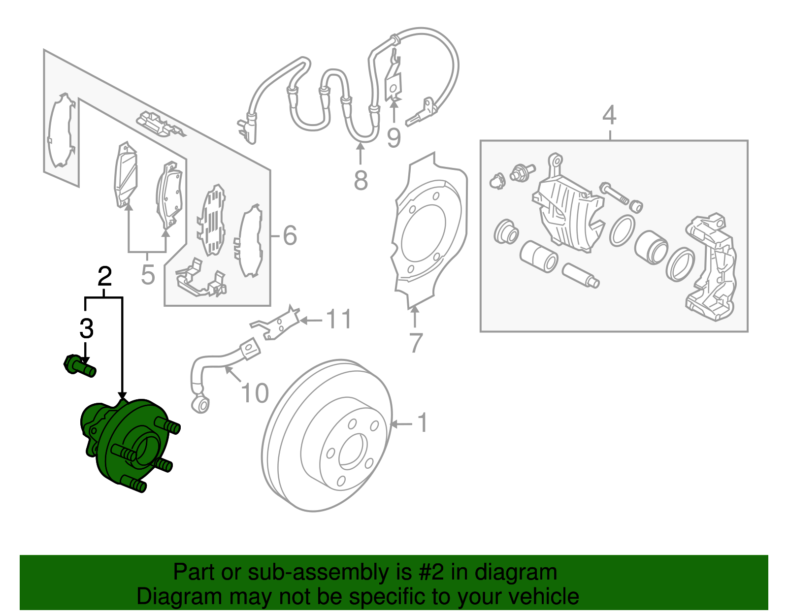 2009-2025 Nissan Hub & Bearing 40202-4GA0A | My Nissan Part