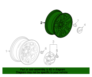2014-2020 Chevrolet F Wheel (Replaces Part Number 23173537) 84711928 GM ...