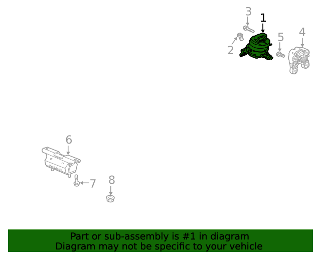 Mount 85623481 | TascaParts.com