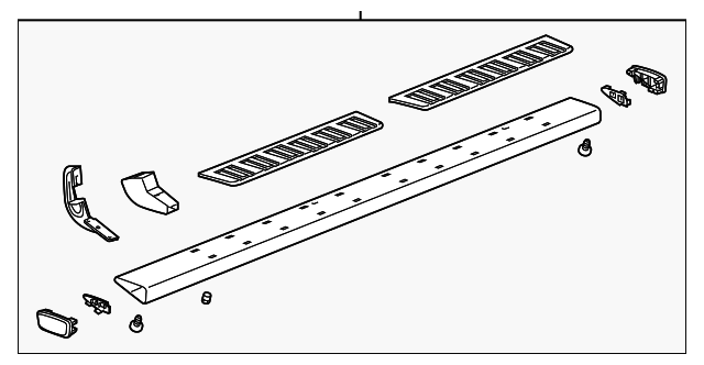 2015-2020 GM Step Bar Assembly - Passenger Side (RH) 84155725 ...