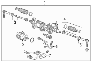 2017-2020 GM Electric Belt Drive Rack and Pinion Steering Gear ...