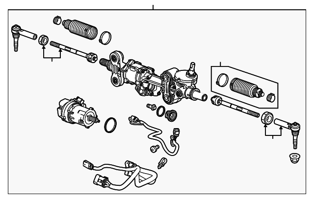 2017-2020 GM Electric Belt Drive Rack and Pinion Steering Gear ...
