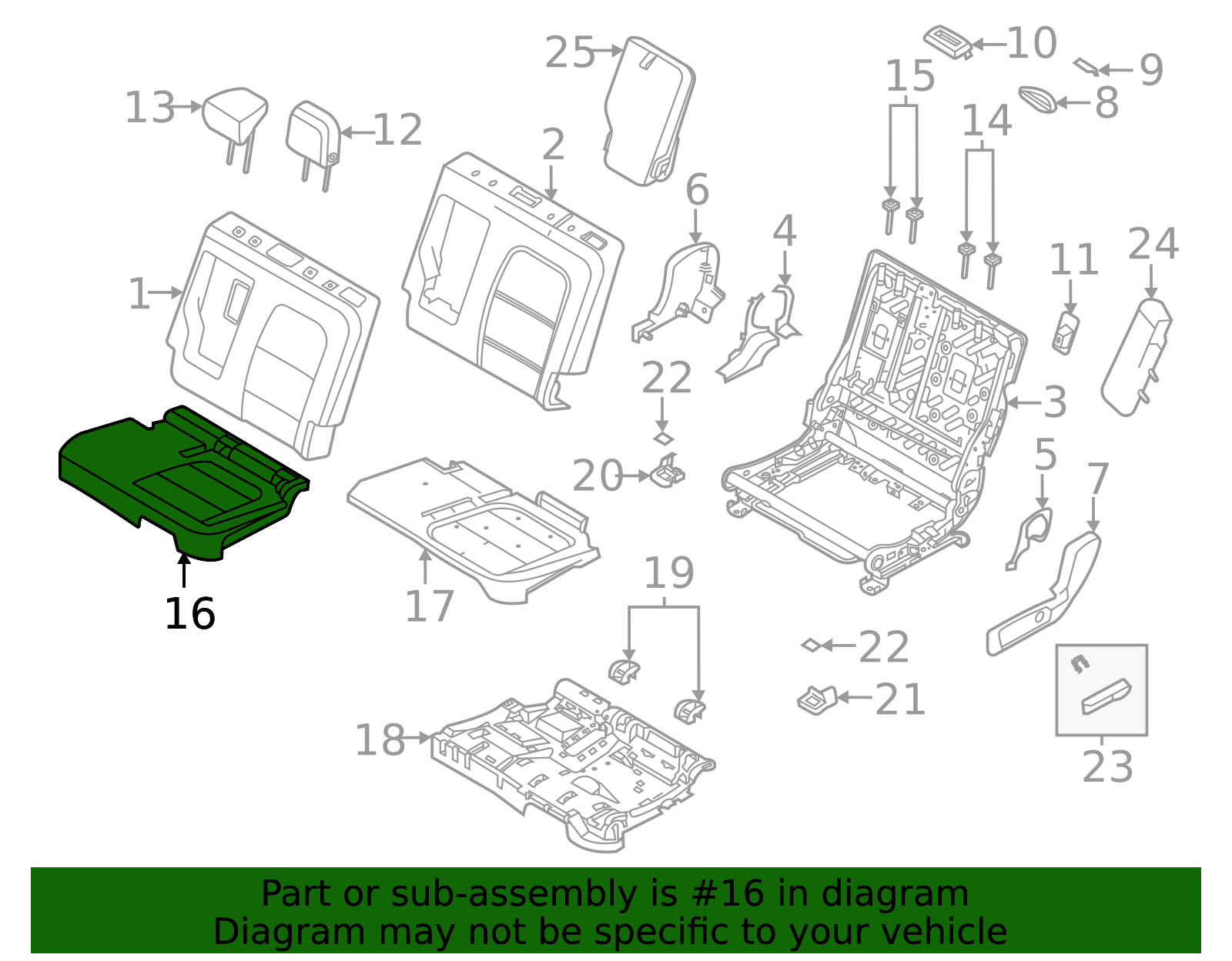 Genuine OEM Ford Part - Seat Cover NJ6Z-7863805-BA | Genuine OEM Ford ...