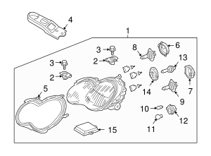 209-820-42-61-64 - Headlight Assembly 2003-2009 Mercedes-Benz ...