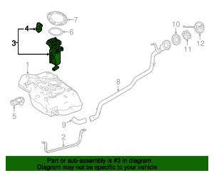2014-2020 Mercedes-Benz Electric Fuel Pump 246-470-11-94-64 | MB OEM Parts