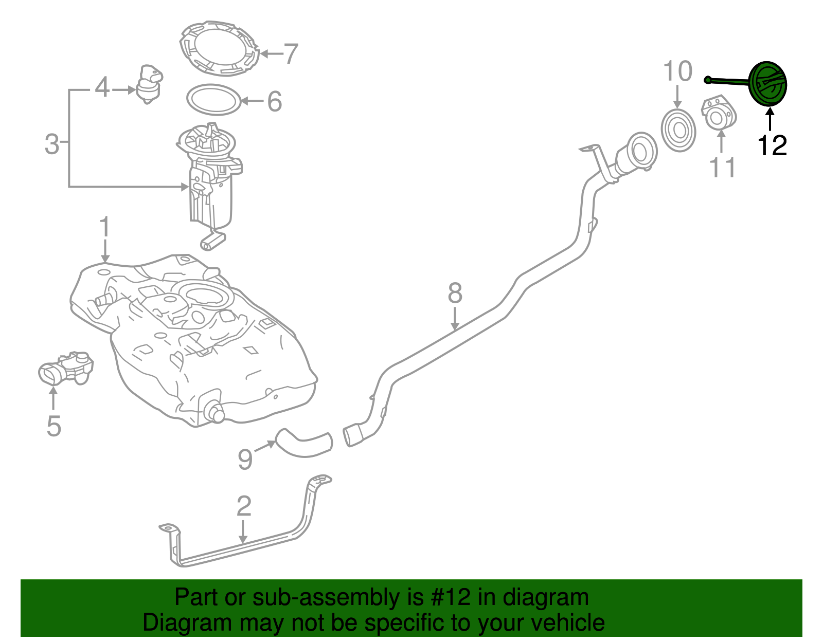 2014-2020 Mercedes-Benz Fuel Tank Cap 117-470-00-00 | Retail ...